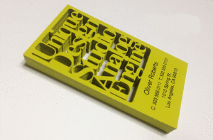 Tarjeta de visita troquelada - ImprentaMadrid.com